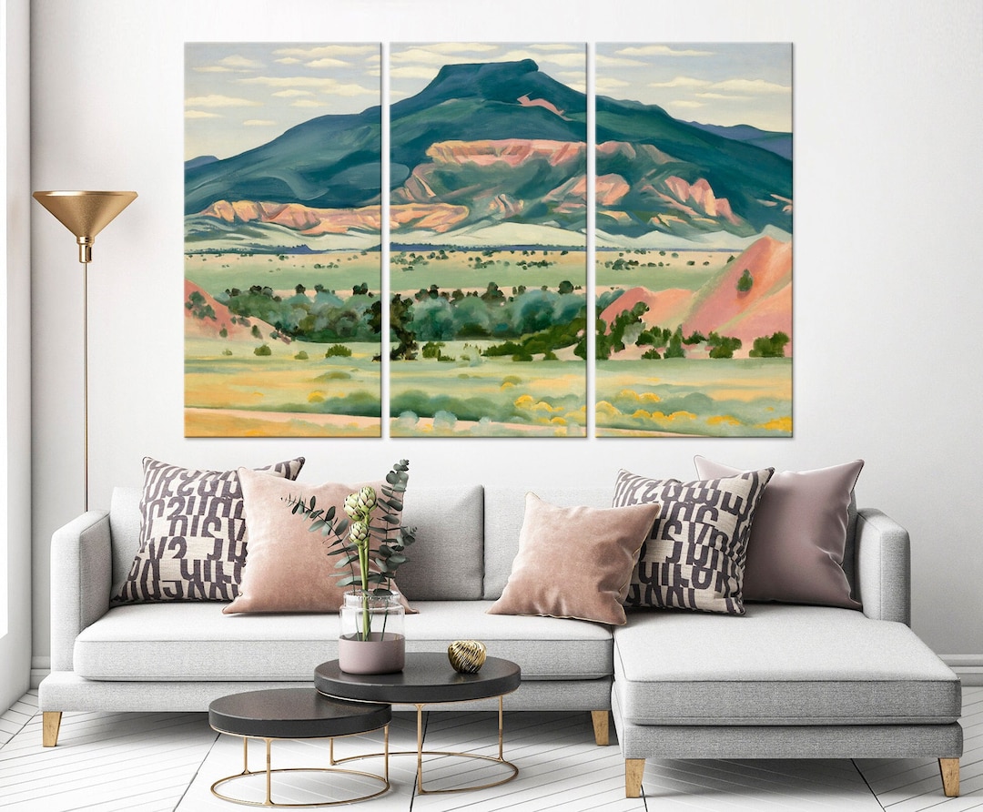 Georgia O'keeffe My Front Yard Canvas Wall Art Oil Painting Print ...