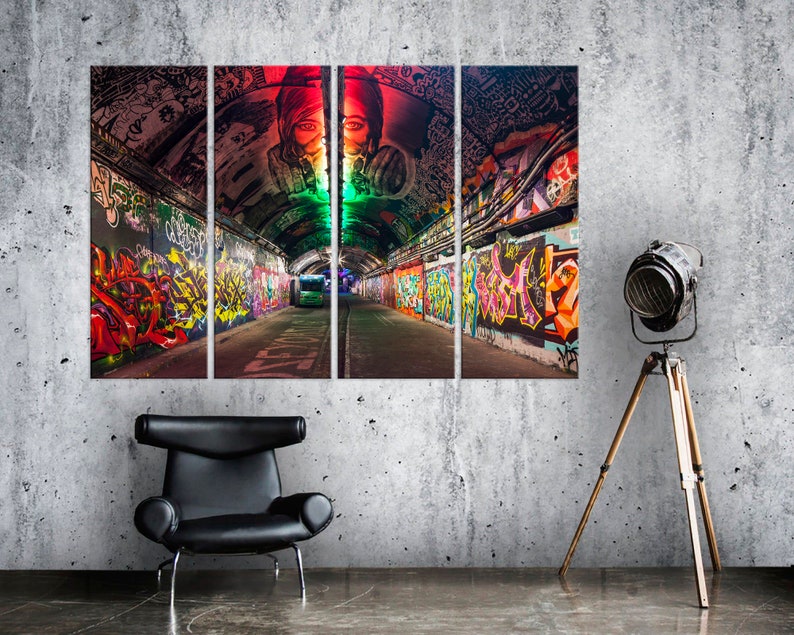 Street Art Canvas Print Graffiti Wall Art Modern Art Print - Etsy