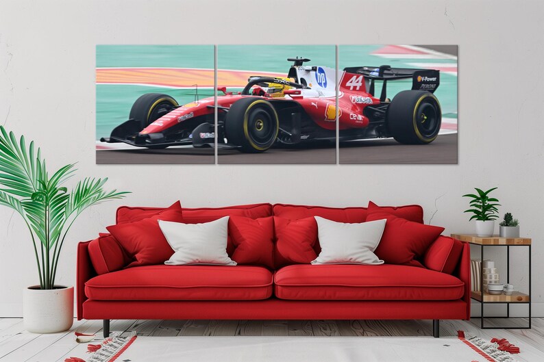 Formula 1 2026 Racing Canvas Wall Art: F1 Car Print Man Cave Decor - Etsy