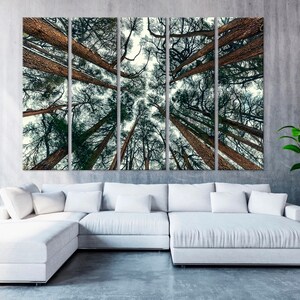 Forest Wall Art Tree Branch Print Large Forest Print Tree Painting ...