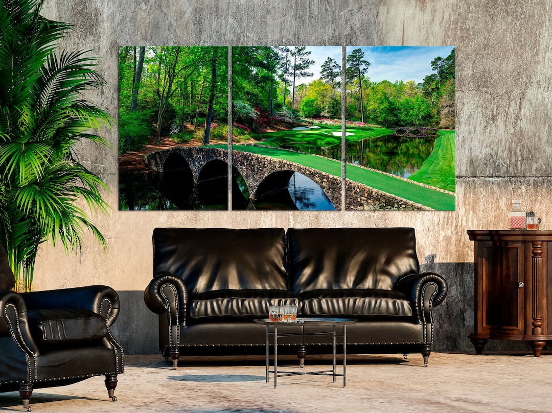 Augusta National Golf club Canvas Wall Art Golfing Course Print Amen ...
