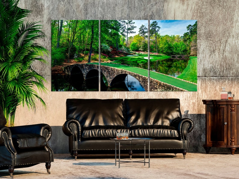 Augusta National Golfclub Canvas Wall Art Golfing Course - Etsy