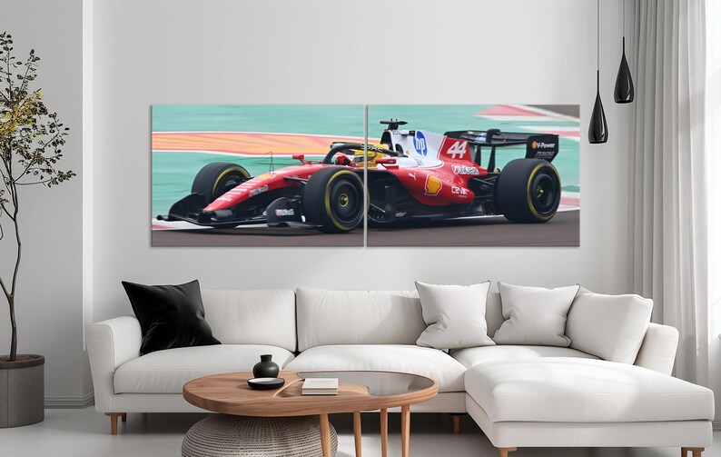 Formula 1 2026 Racing Canvas Wall Art: F1 Car Print Man Cave Decor - Etsy