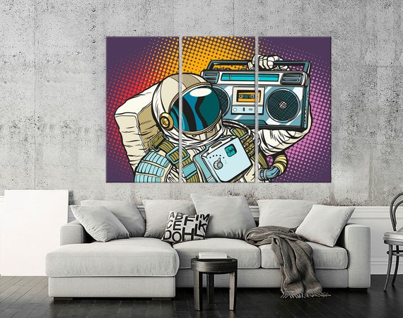 Astronaut With Boombox
