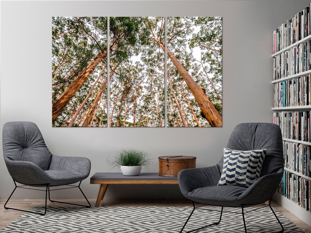 Forest Canvas Wall Art Tree Print Forest Decor Nature Wall Art Tree ...