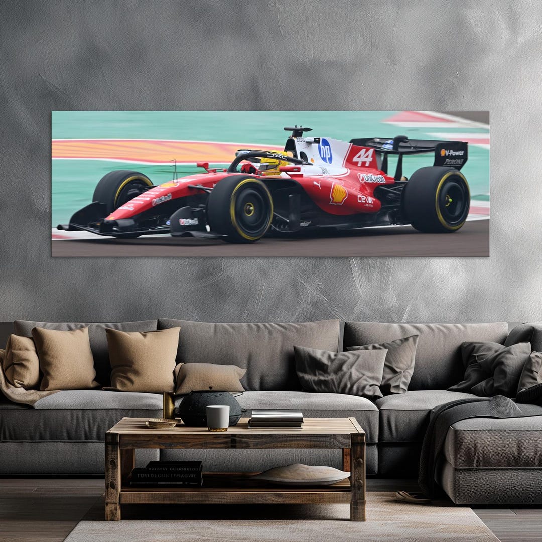 Formula 1 2026 Racing Canvas Wall Art: F1 Car Print Man Cave Decor - Etsy