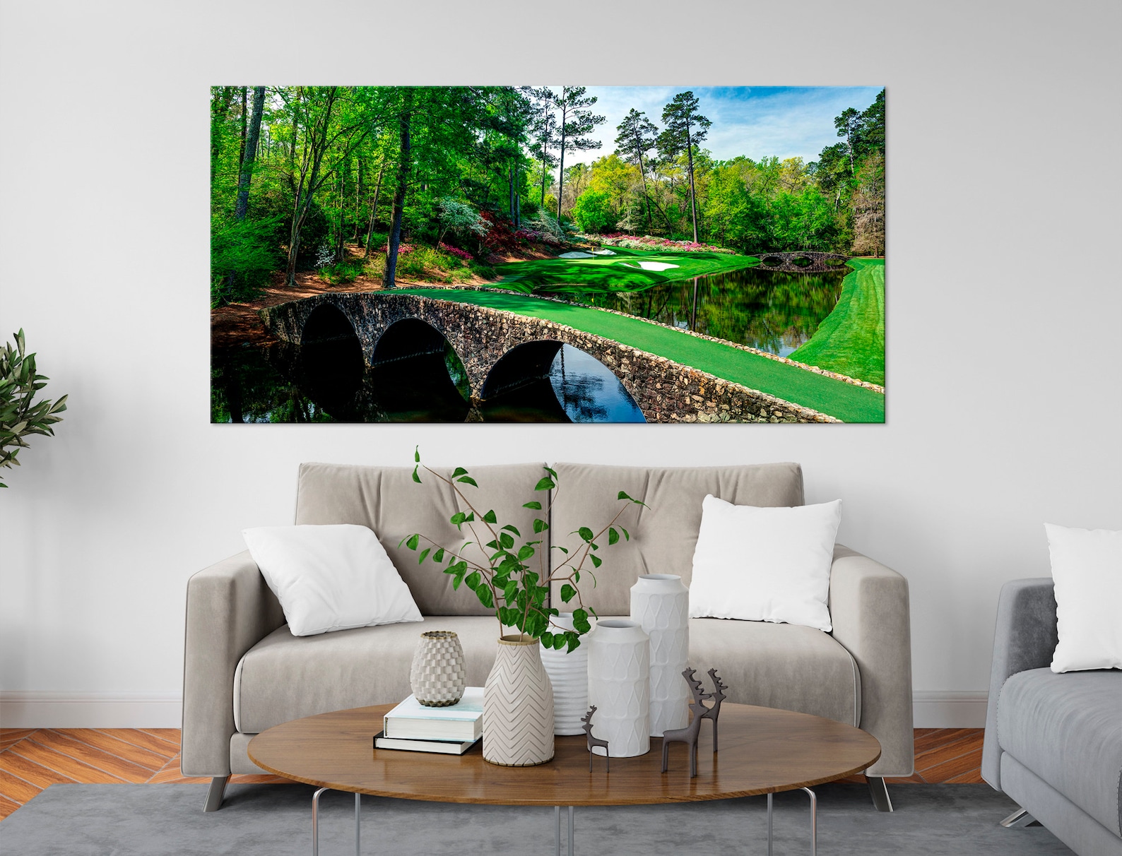 Augusta National Golfclub Canvas Wall Art Golfing Course - Etsy