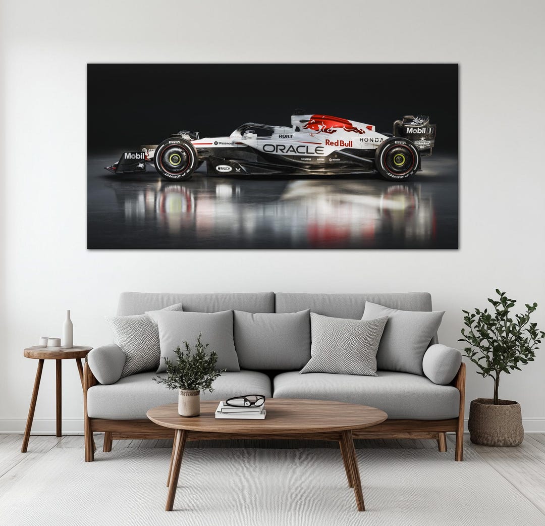 Sports Formula 1 Large Canvas Wall Art Print Sport Car Masculine Wall ...