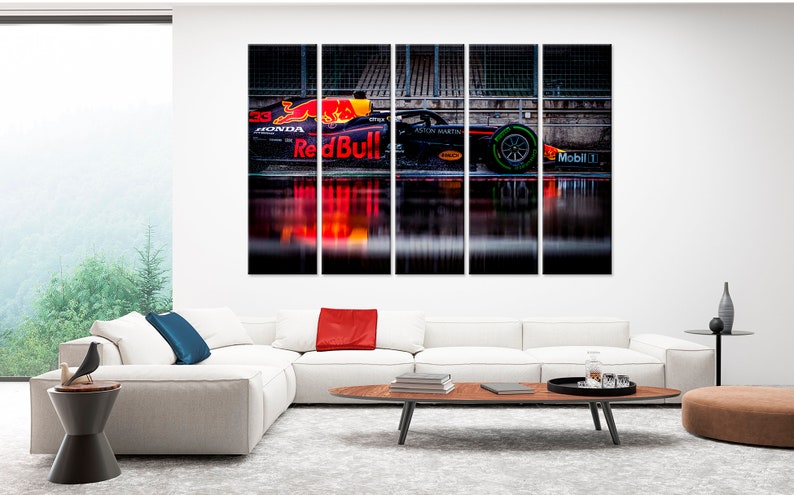 Formula 1 Canvas Print: Racing Wall Art for Man Cave - Etsy