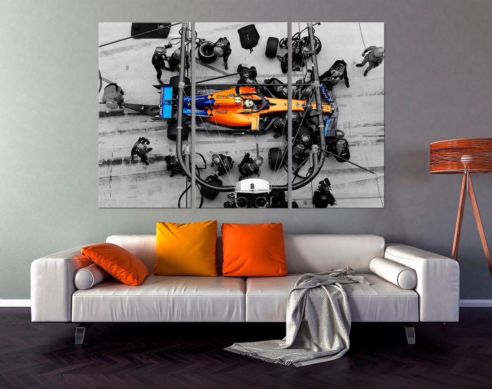 Formula 1 Wall Art Racing Canvas Print Multi Panel Canvas Pit - Etsy