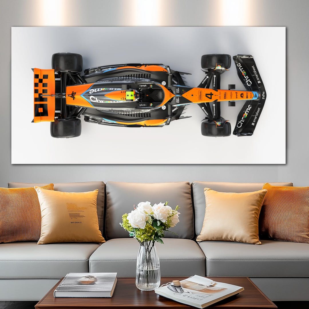 Trendy Racing Car F1 2025 Large Canvas Wall Art Print Formula 1 Decor ...