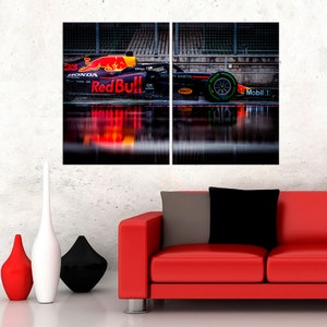 Formula 1 Canvas Print: Racing Wall Art for Man Cave - Etsy