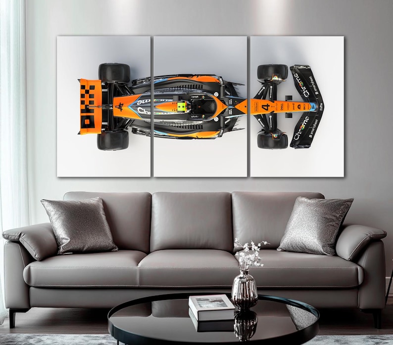 Trendy Racing Car F1 2025 Large Canvas Wall Art Print Formula 1 Decor ...