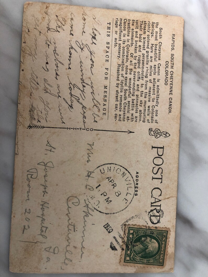 USA Rare Vintage Washington One Cent Stamp and Postcard - Etsy