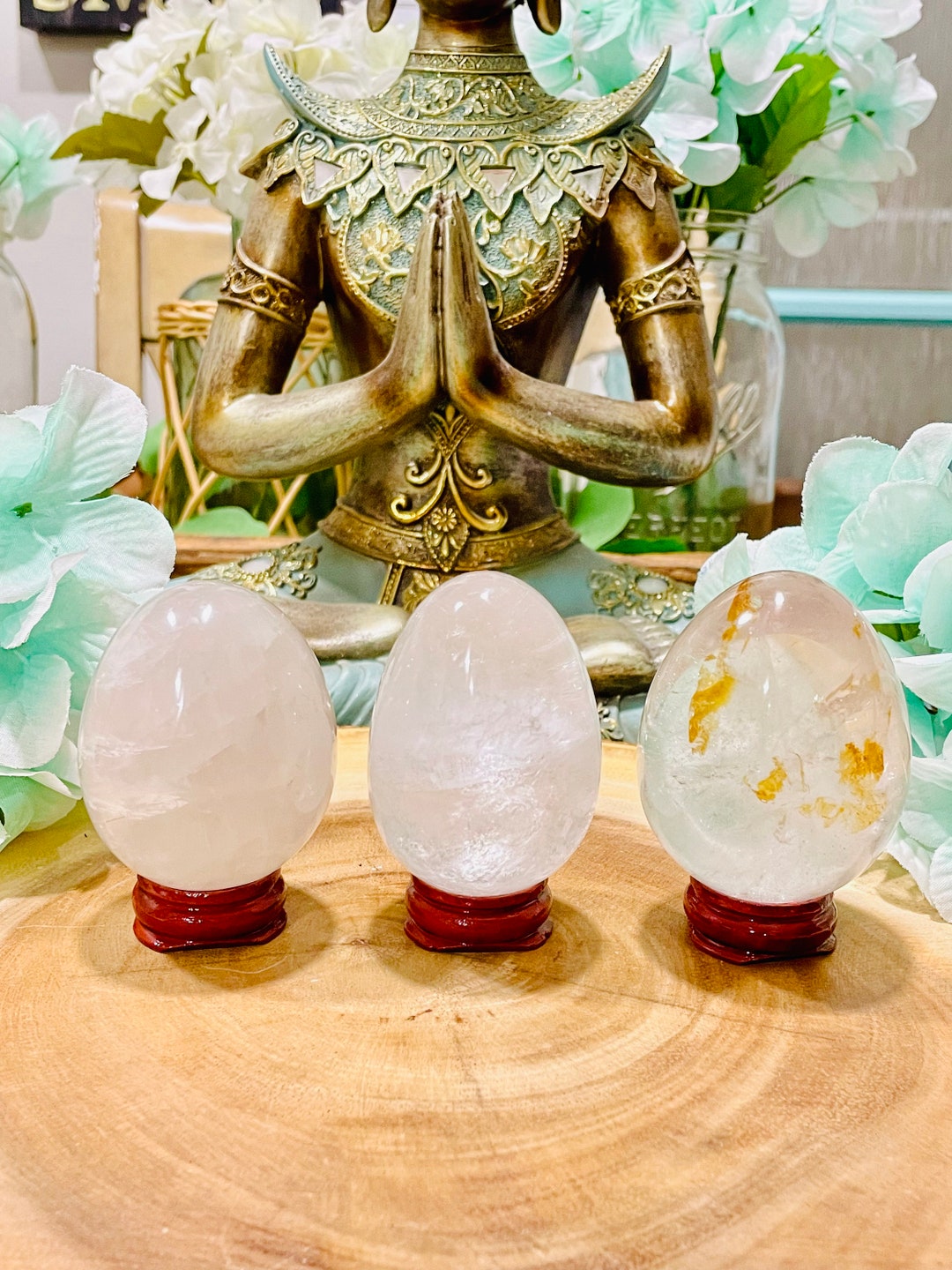 Clear Quartz Eggs / Polished Gems / Crystal Healing / Master Healer - Etsy