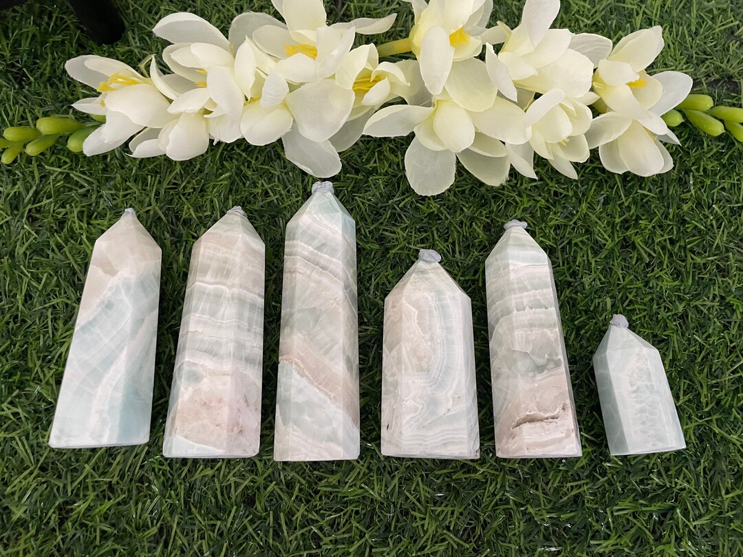 Hemimorphite - Chinese Larimar Towers / Points / Obelisk / Healing ...