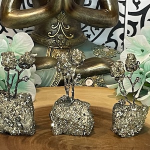 Pyrite Trees / Healing Crystals / Home Decor / Gemstones / Abundance ...