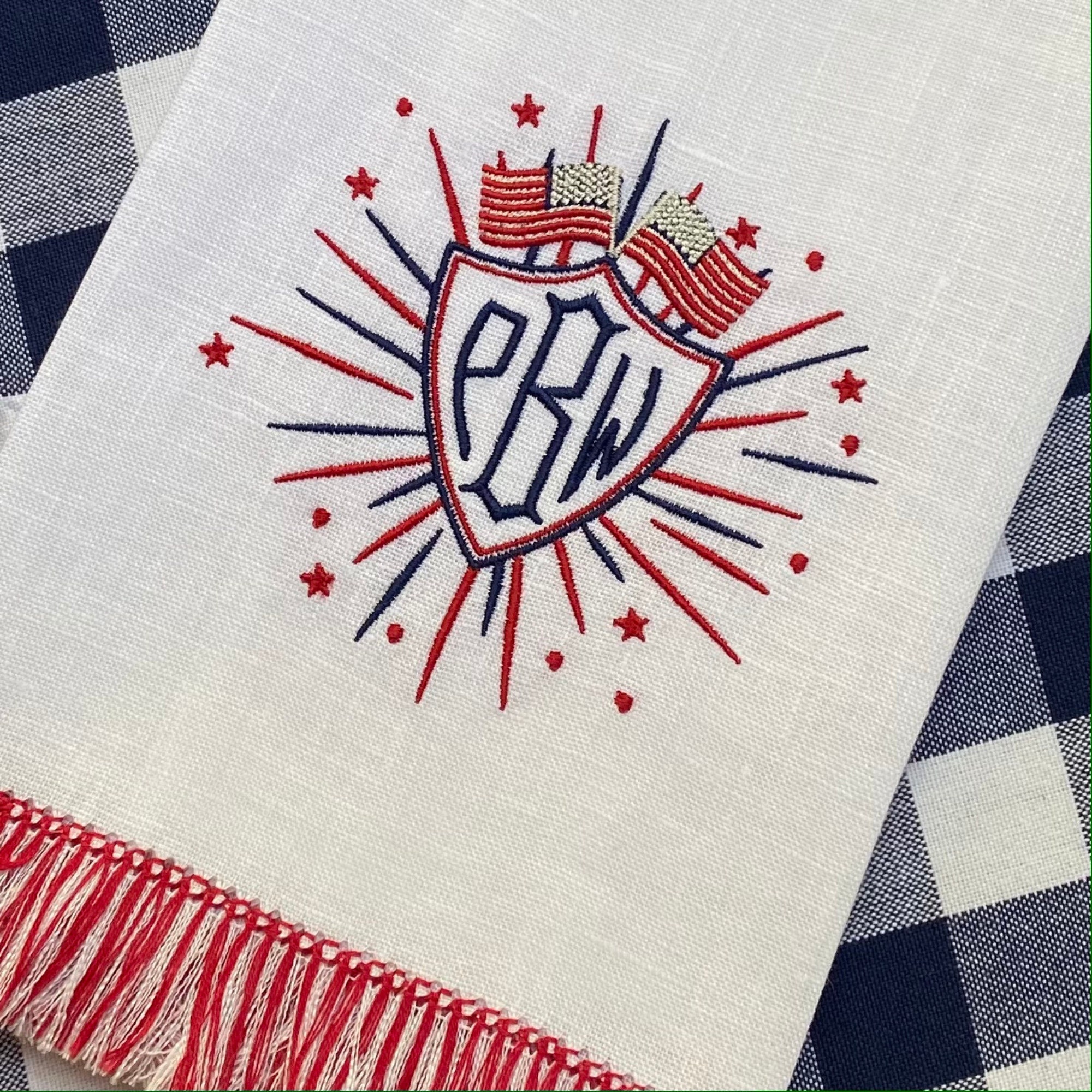 Independence Day Shield Frame Embroidery Design Digital | Etsy