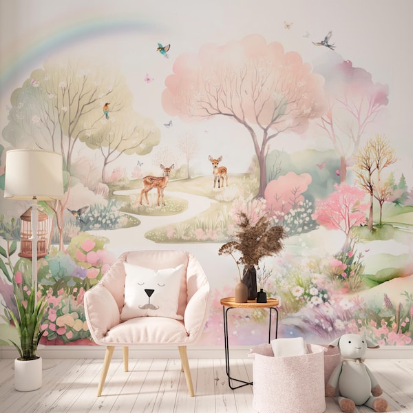 Fairy Forest Wallpaper - Etsy UK