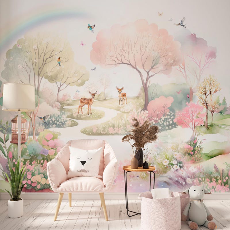 Wallpaper for Baby Girl - Etsy