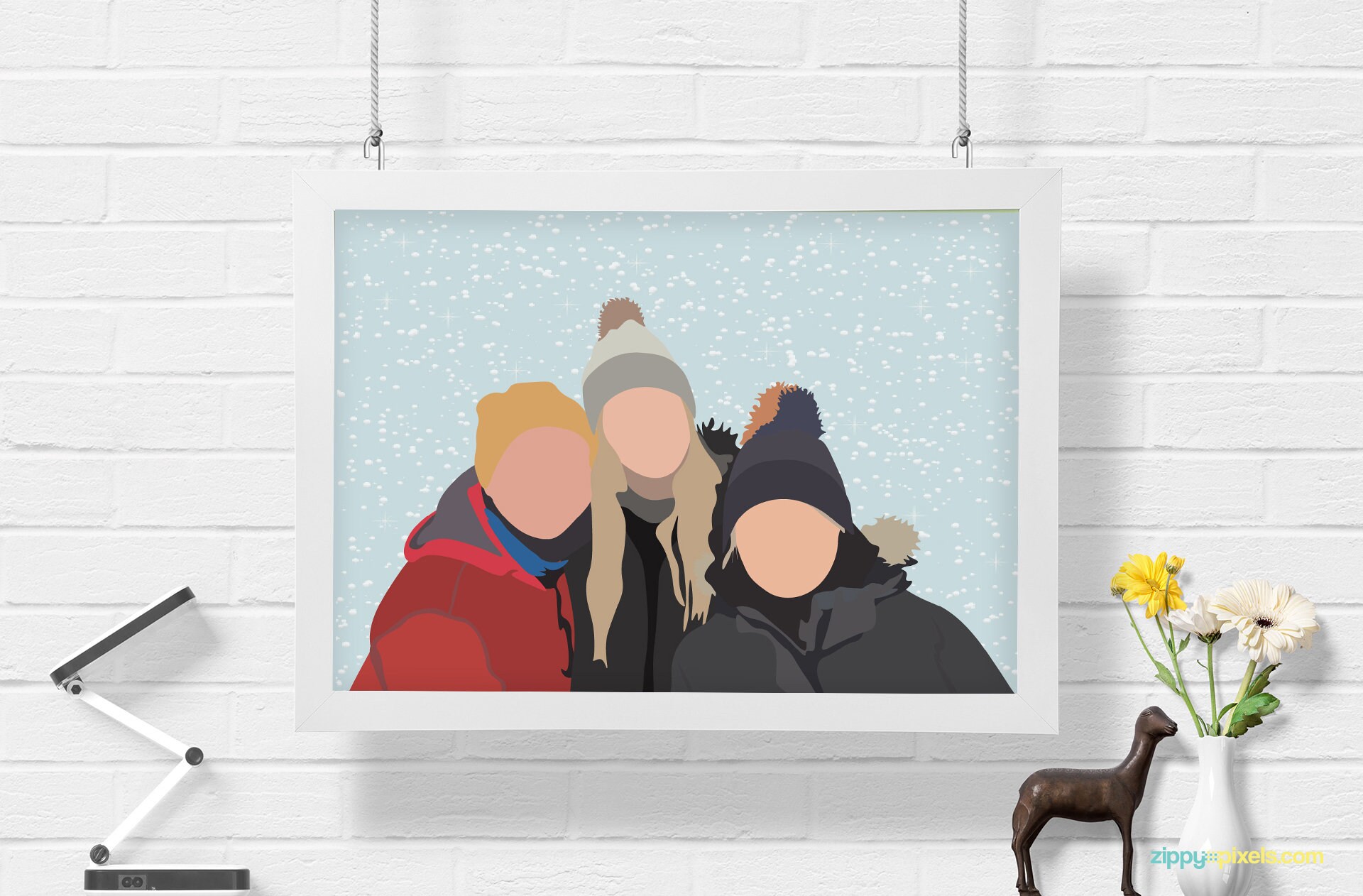 Custom Portraits Faceless Illustrations - Etsy