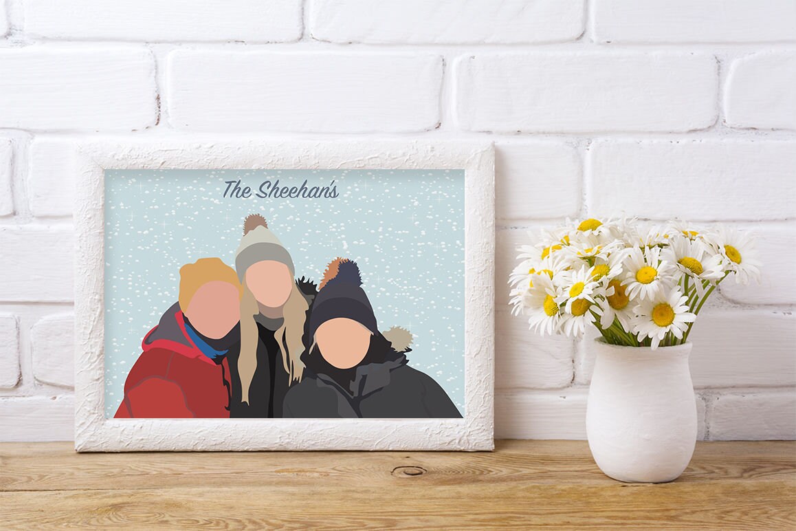 Custom Portraits Faceless Illustrations - Etsy