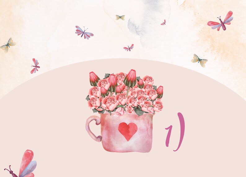 33 Pink Flowers Watercolor Clipart, Spring Watercolor Digital Png ...