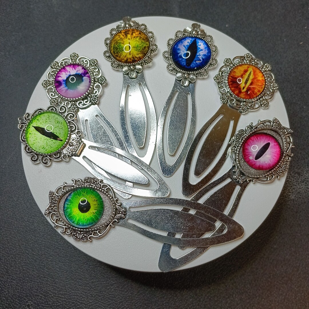 Dinosaur Eye Bookmark: Dragon Eye Page Marker, Book Lover Gift - Etsy