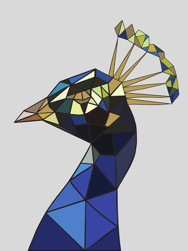 Royal Peacock Peacock Art-digital Peacock Wall Art Peacock - Etsy
