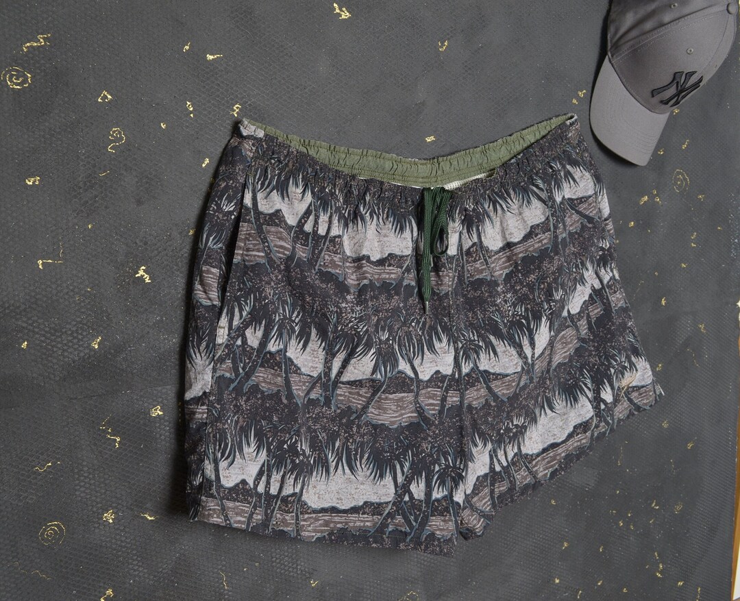 Vintage Speedo Shorts Men 2xlarge Waist 50 Built in Liner Swim Shorts ...