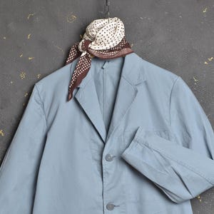 VINTAGE Workwear Coat M Men Artist Smock Porters Factory French Chore ...