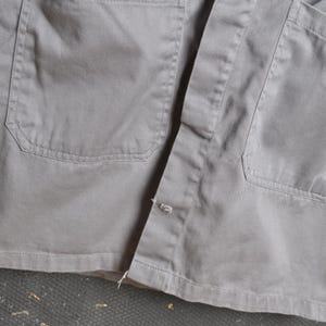 VINTAGE Workwear Coat S Women Artist Smock Porters Factory French Chore ...