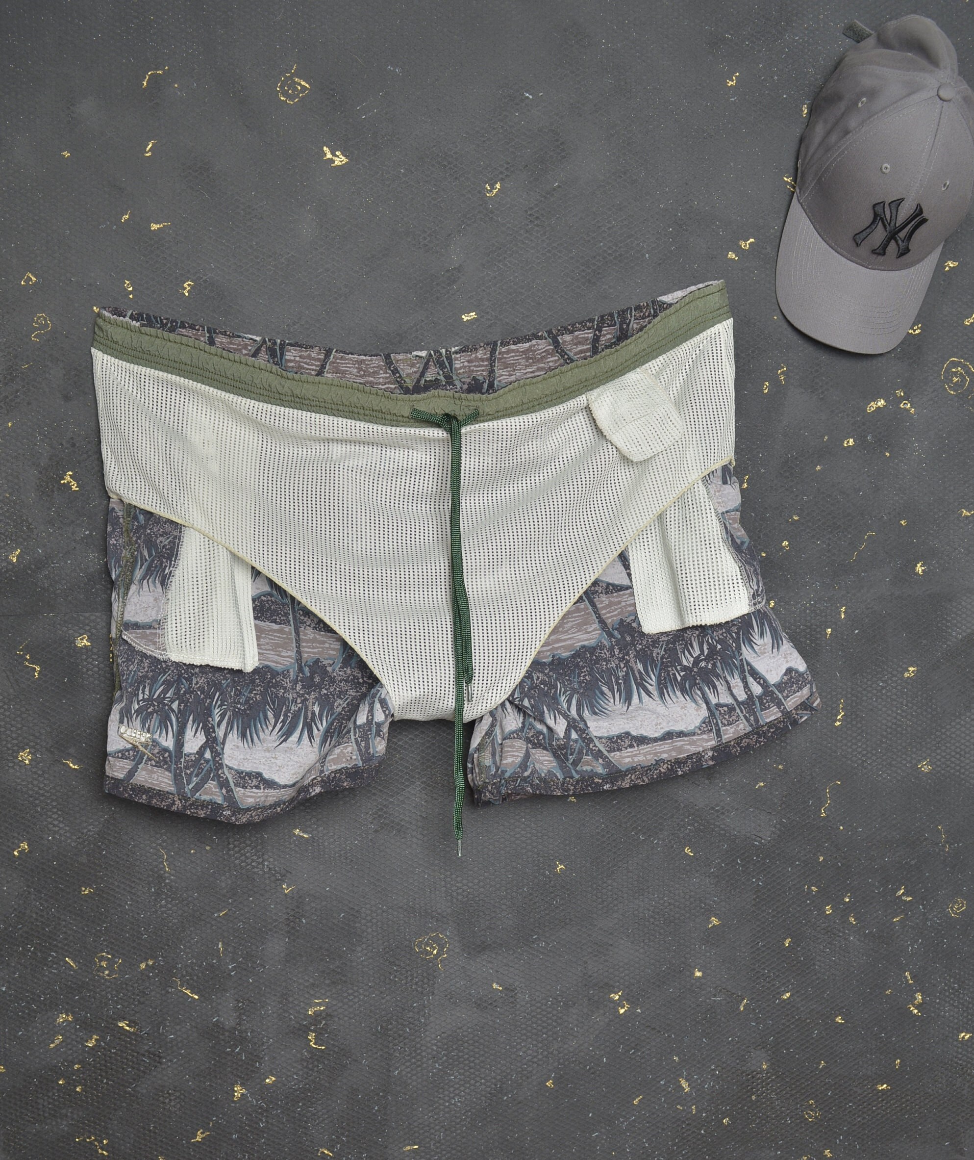 Vintage Speedo Shorts Men 2xlarge Waist 50 Built in Liner Swim Shorts ...