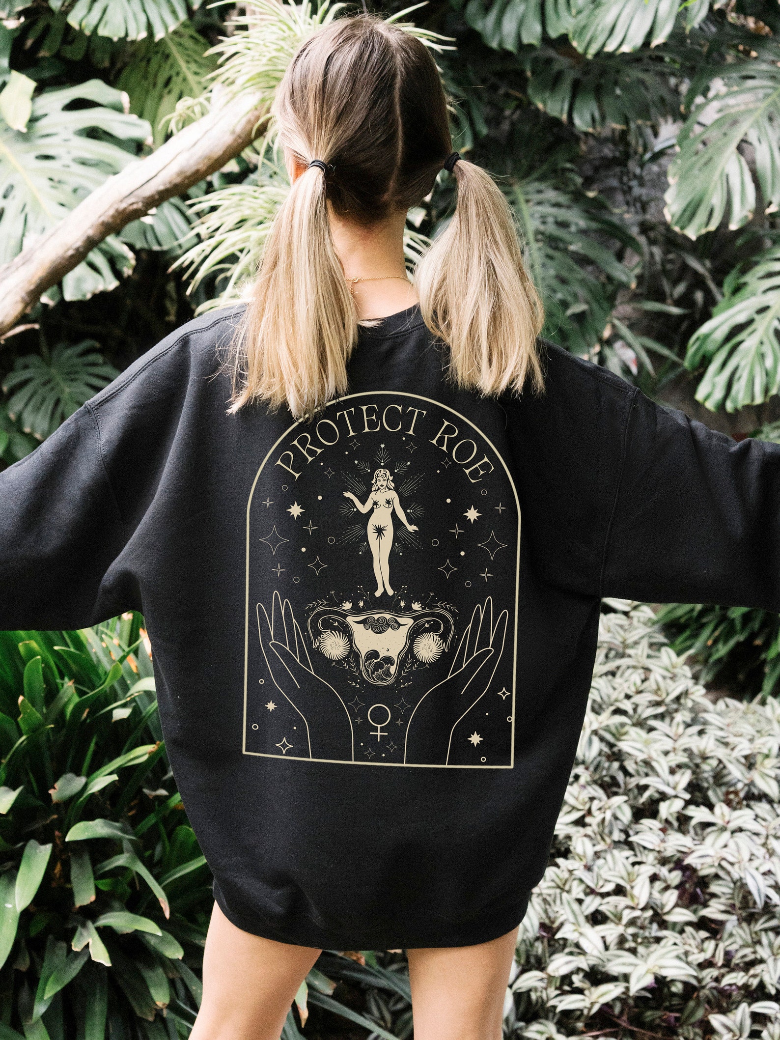 My Body My Choice Feminist Sweatshirt Reproductive Rights Protect Roe V ...