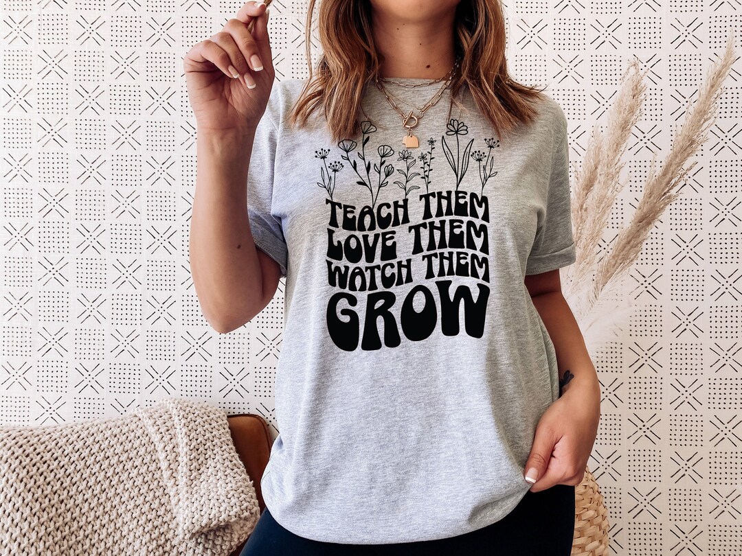 Teacher Appreciation Gifts, Cute Teacher Shirt, Gift for Teacher, Teach ...