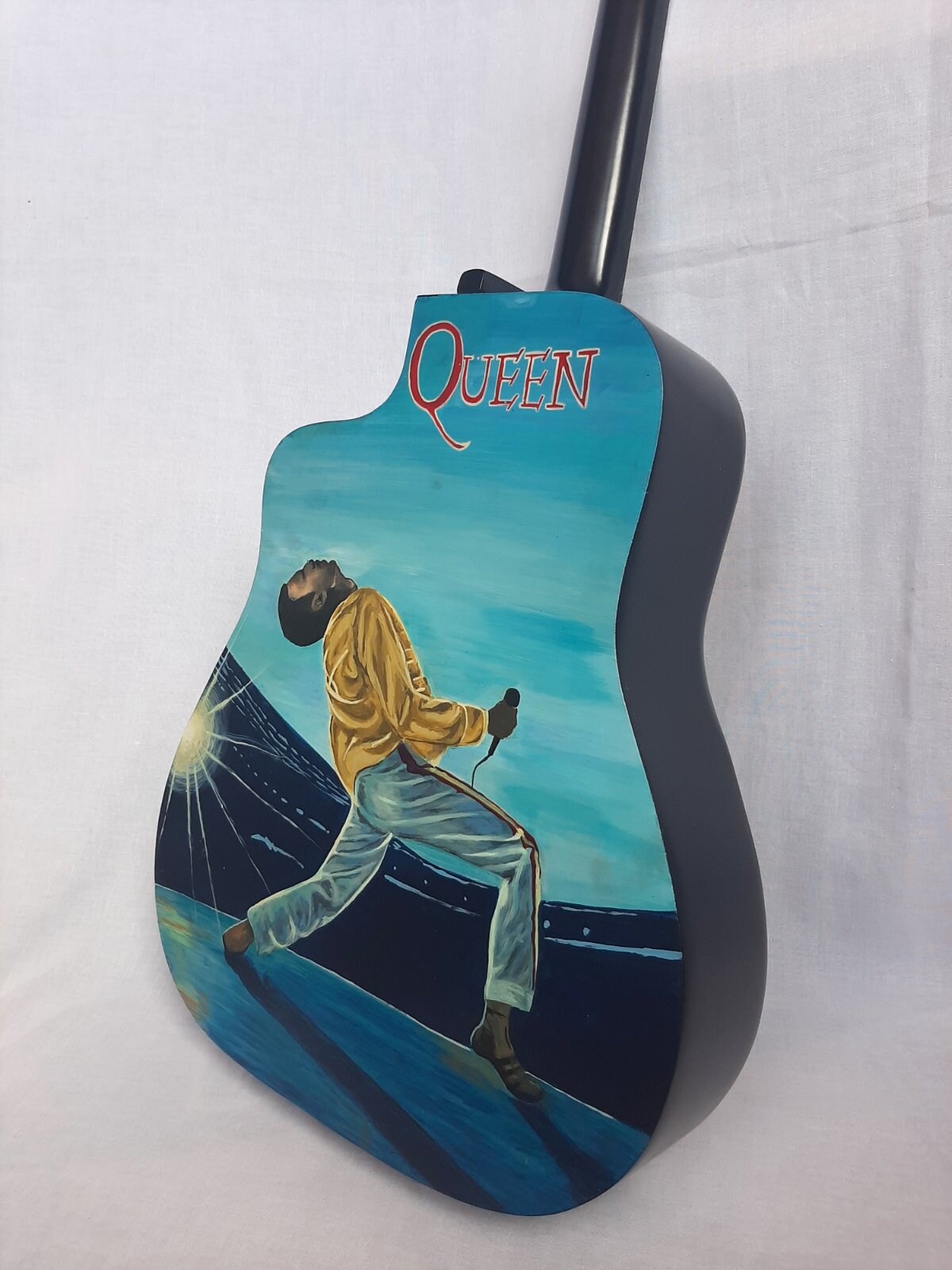 Custom Hand Painted Guitar,acoustic Guitar,drawn Music Groups,painted ...