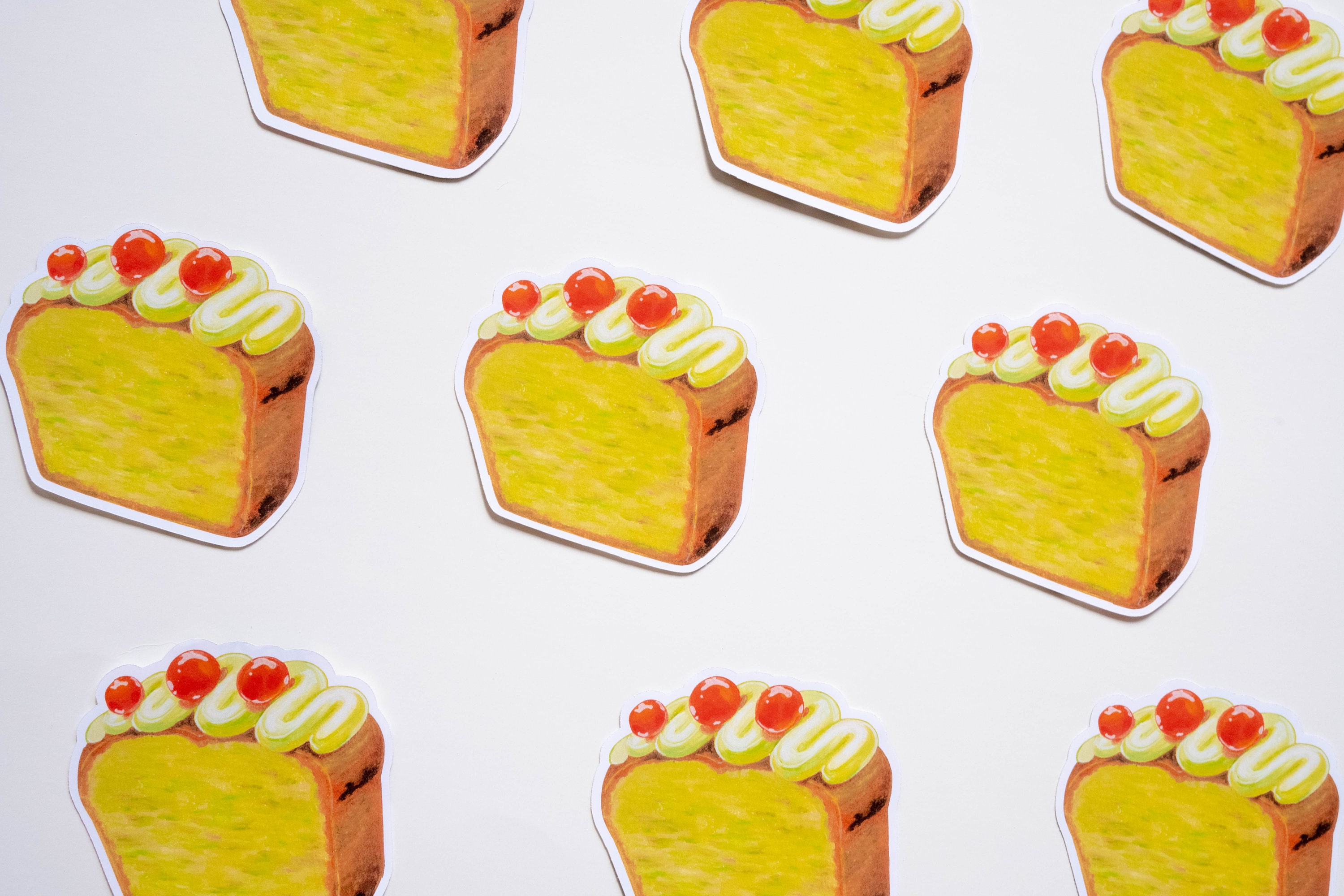 Cake Desserts Stickers Dessert Sticker Cute Food - Etsy
