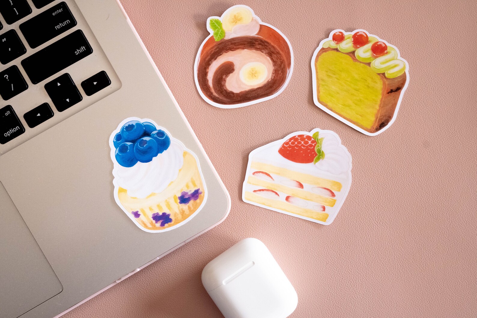 Cake Desserts Stickers Dessert Sticker Cute Food - Etsy