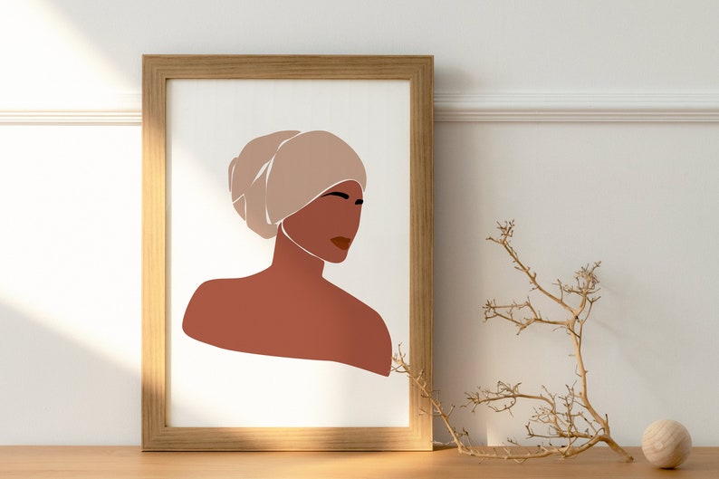 Abstract Woman Clipart BUNDLE 10 IN 1. African American Girls Clip Art ...