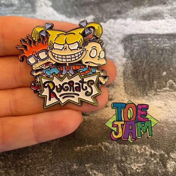 Rugrats Pin Enamel Pin badge. Nickelodeon. Angelica. 90s | Etsy