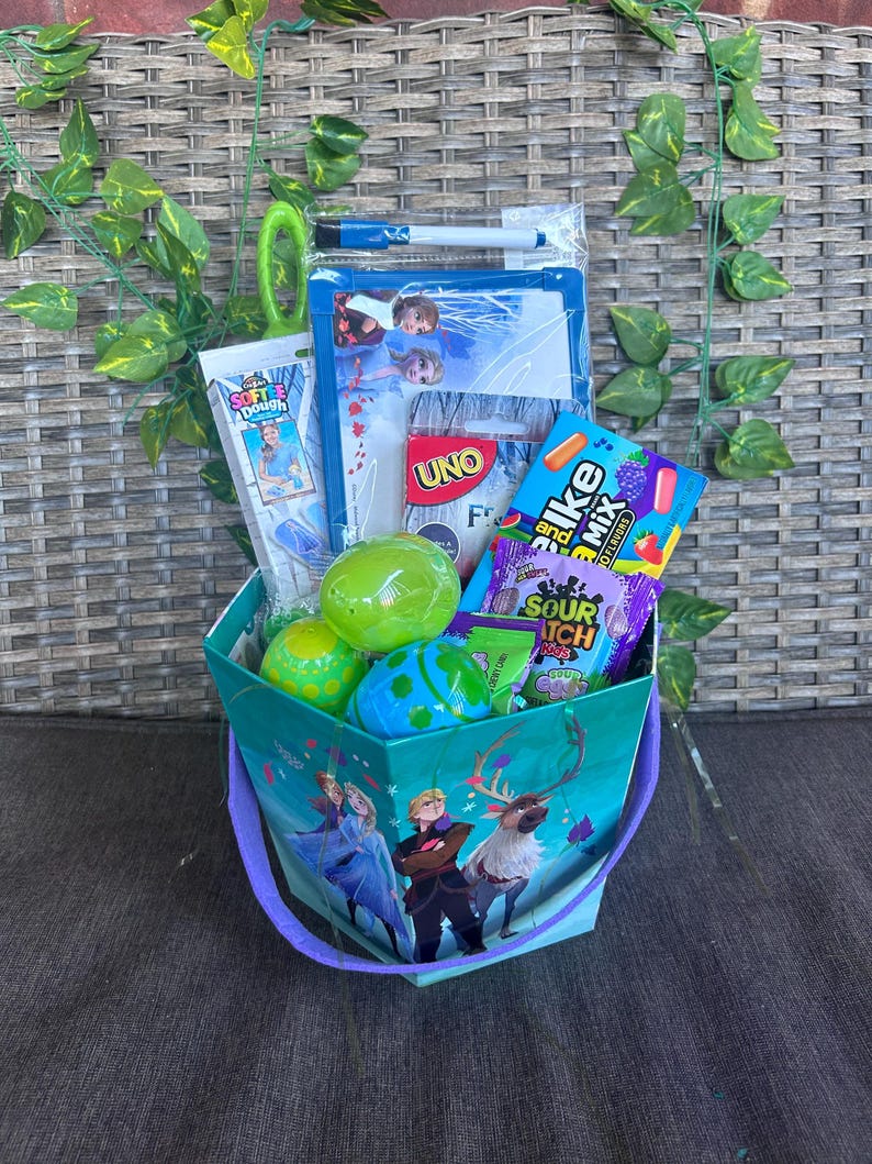 Frozen Theme Gift Basket - Etsy