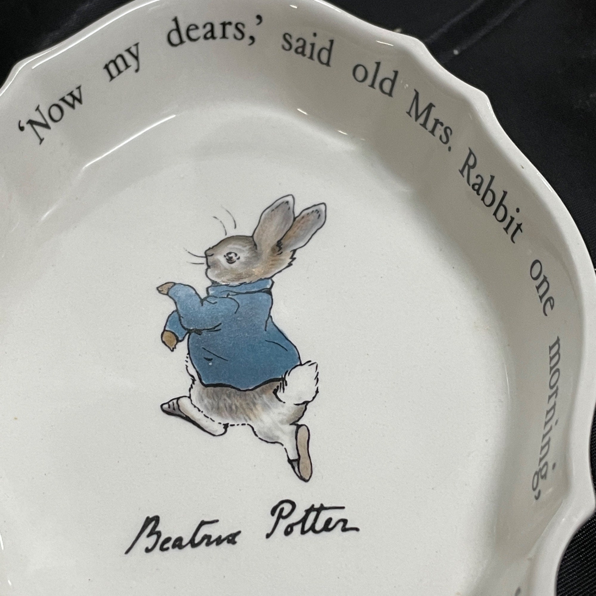 Wedgewood Peter Rabbit Small Oval Vintage Beatrix Potter Design in ...
