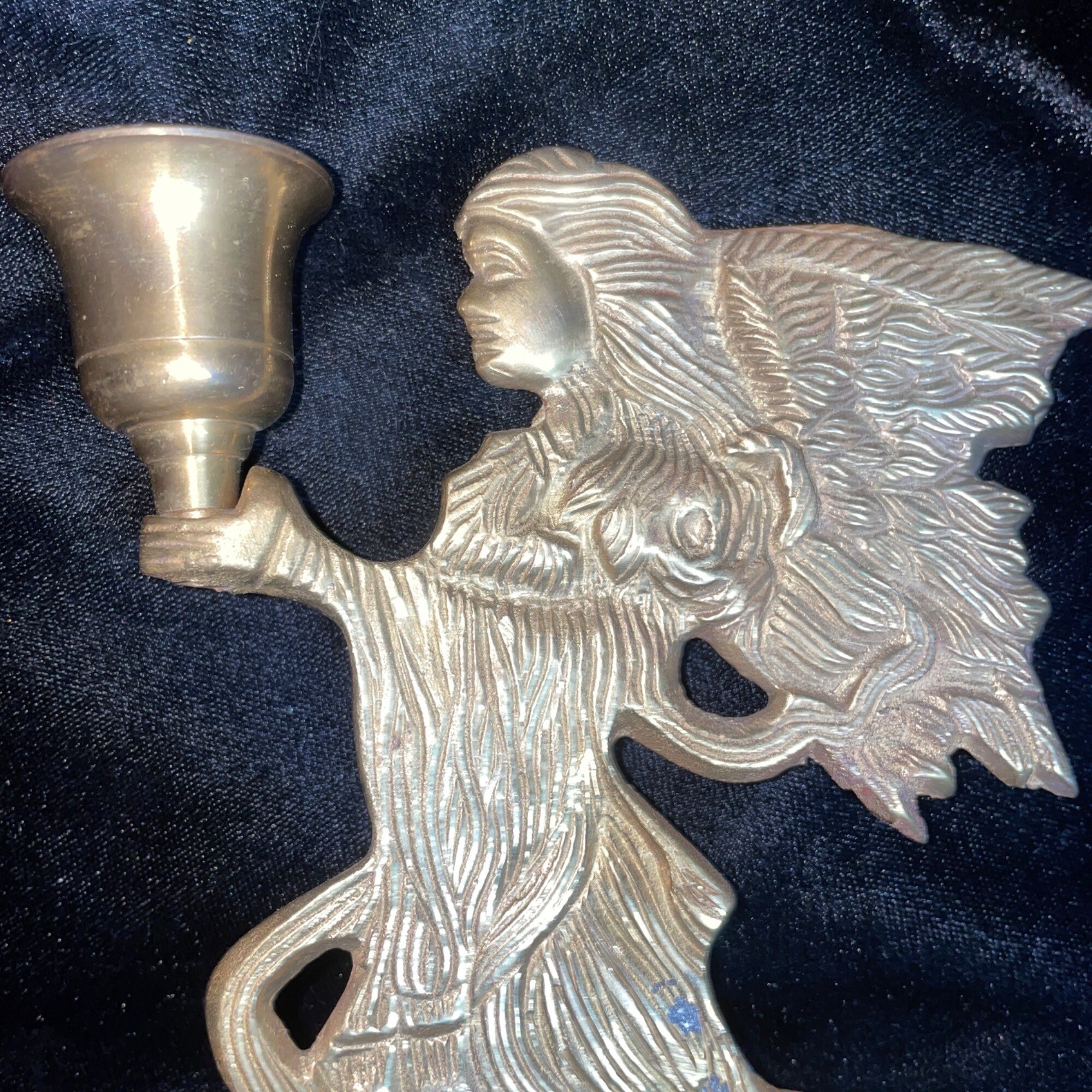 Angel Candle Holder Solid Brass Hand Crafted in India - Etsy