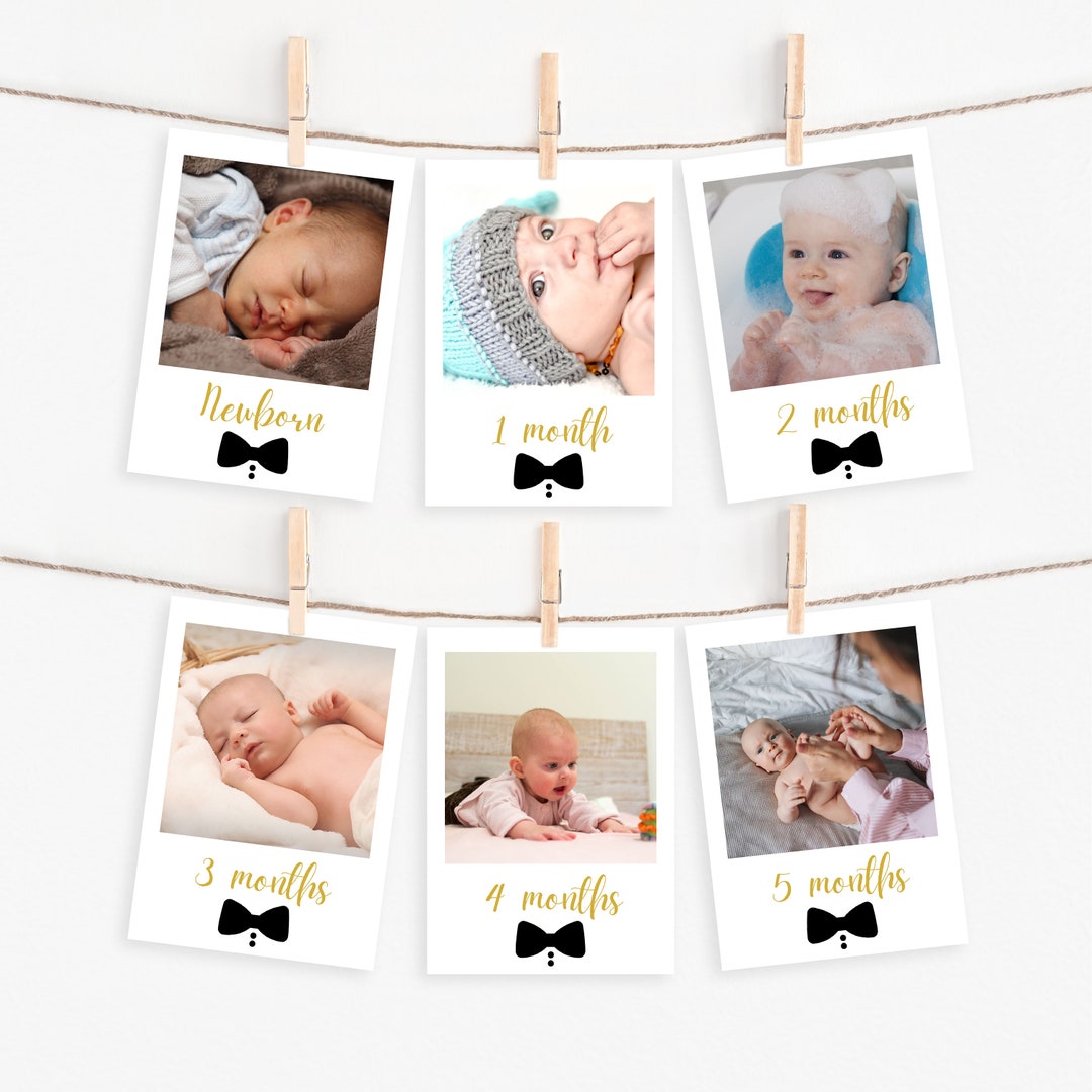 Mr Onederful Monthly Milestone Photo Banner, Printable 1st Birthday Boy ...