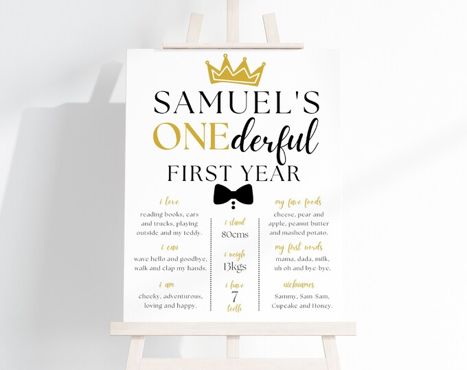 Printable Mr Onederful Party Birthday Chalkboard Sign 1st Chalk Board ...
