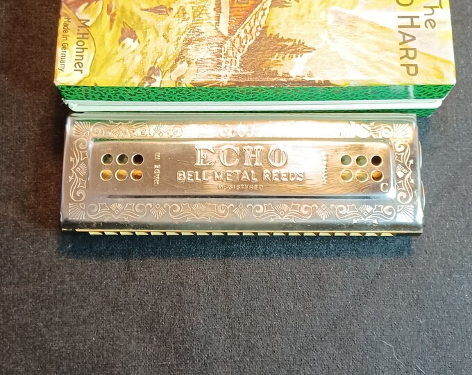 M. Hohner Harmonica - "the Echo Harp" - Model: 55/80 M 2 C/G in the ...