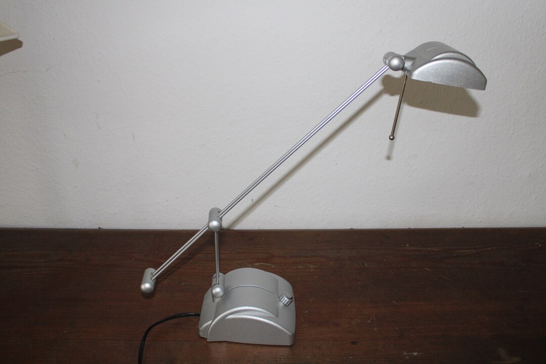 Beautiful Halogen Extralight Counterweight Desk Lamp in Silver - Etsy