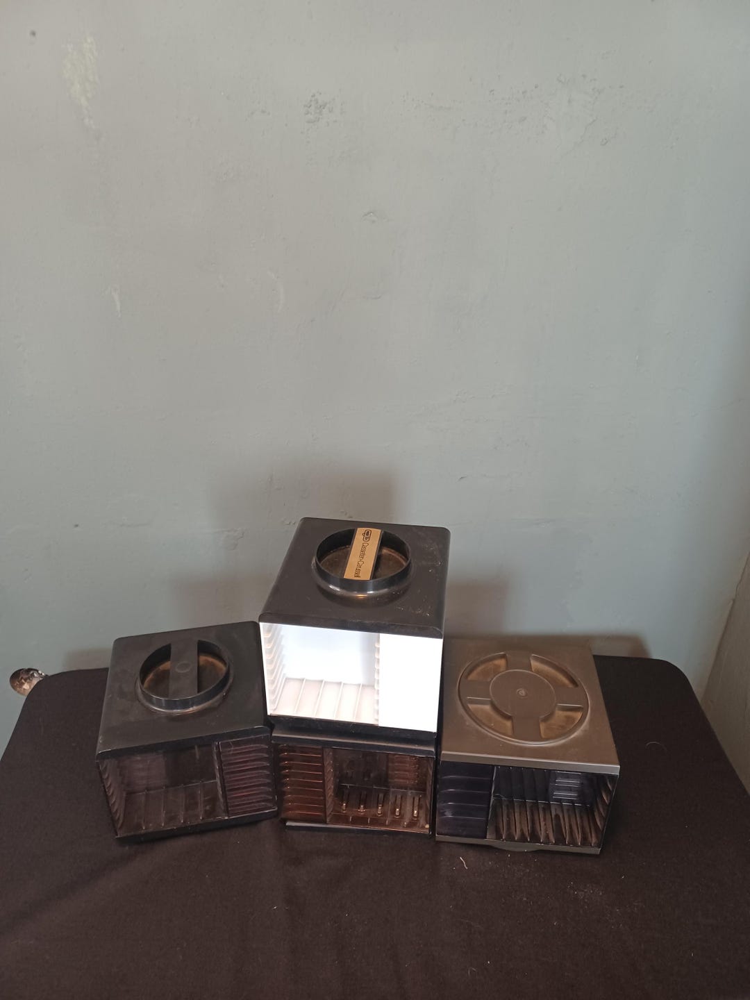 Vintage Cassette Carousel, Cassette Stand, Cassette Cube, Cassette ...