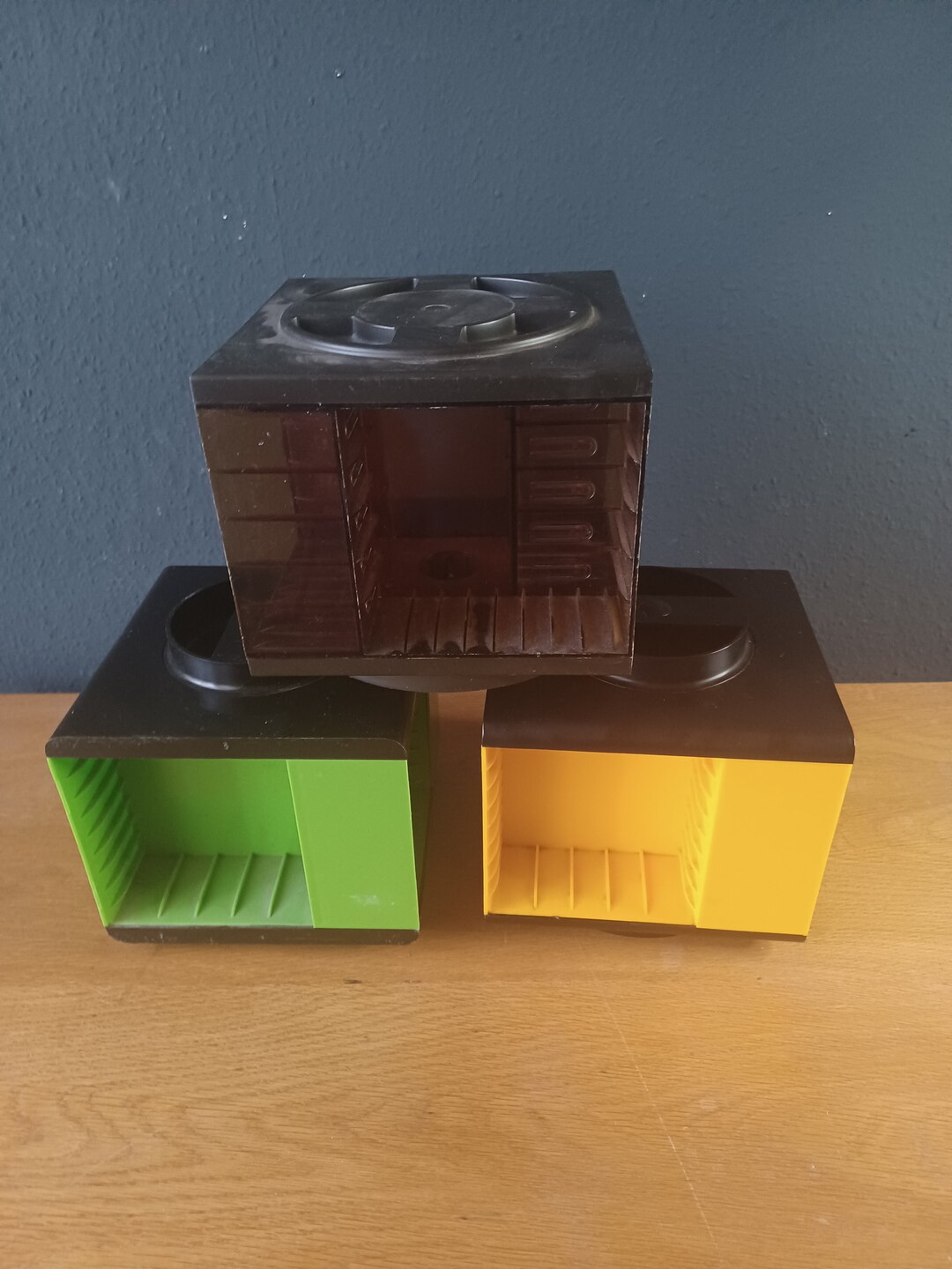Vintage Cassette Carousel, Cassette Stand, Cassette Cube, 70s - Etsy