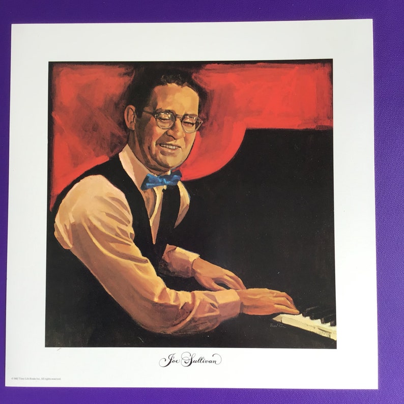 13 X Vintage Jazz Musician Art Portrait Prints 8.5x8.5 Big | Etsy